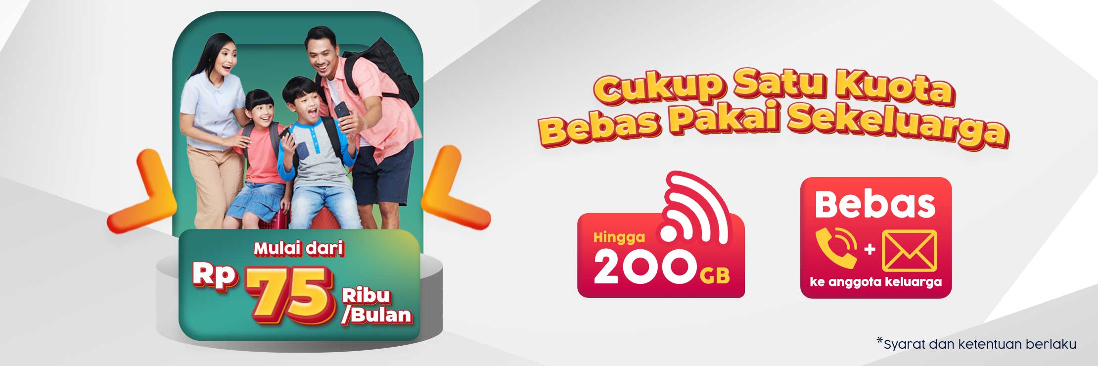 Ingin Bagikan Kuota kepada Keluarga ? Segera Berlangganan Paket Smooa ...